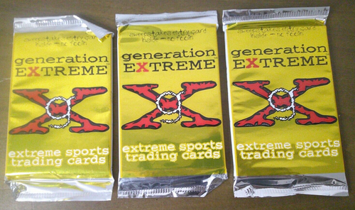 Lot of 3! 1994 Generation Extreme X Sports Cards Factory Sealed Packs ...