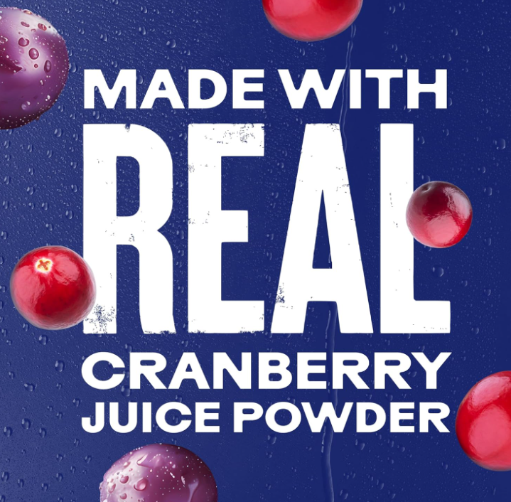 Ocean Spray Cran-Grape Zero Sugar Powder Drink Mix 40ct Packets, Real ...