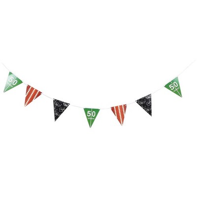 Football Party String Flags Hanging Banner Banner. Paper Pennant ...