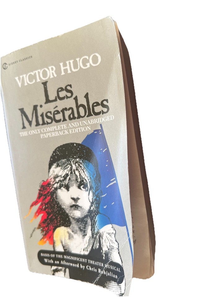 Les Misérables Victor Hugo Book Unabridged Paperback Edition Parisian ...