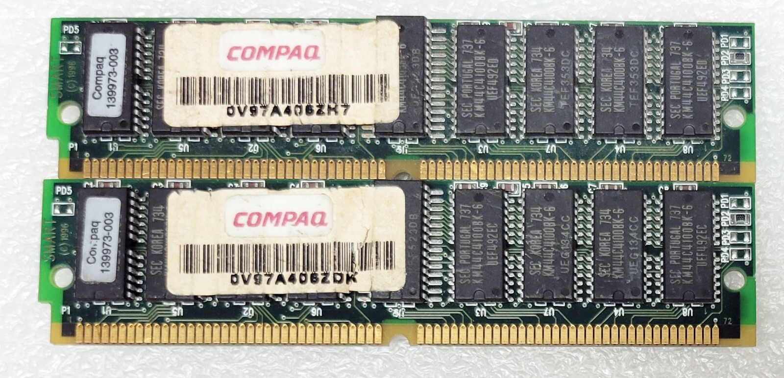 Lot of 2 COMPAQ 139973-003 32MB 72 PIN SIMM Server RAM w/Parity | eBay