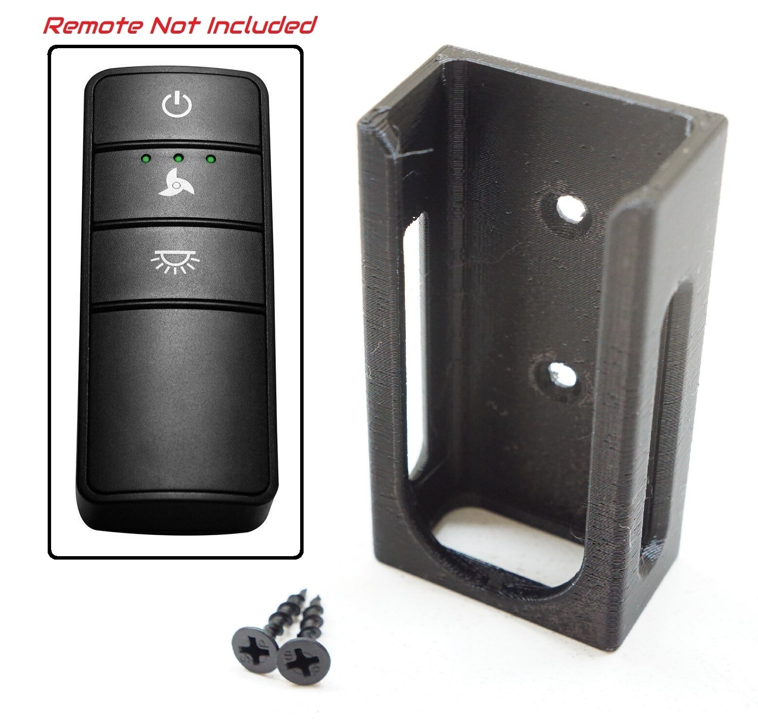 Wall Mount for Hampton Bay Universal Ceiling Fan Remote (2, 3, or 4 ...