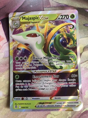 Carte Pokemon TCG - Majaspic Vstar 008/195 Tempête Argentée FR | eBay