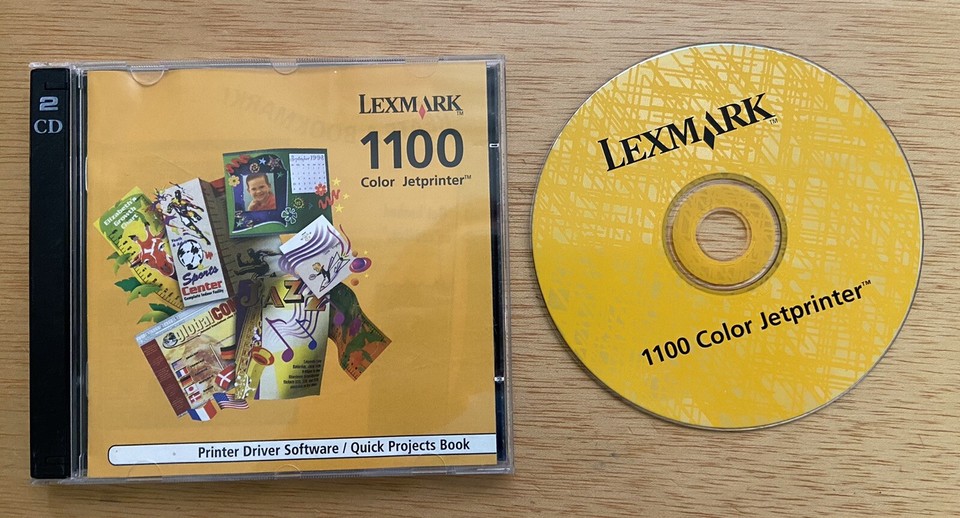 Lexmark 1100 Color Jetprinter Print Print Drier with Projects Book ...