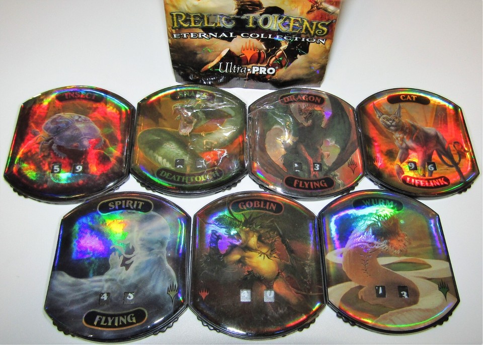2017 Ultra Pro Magic the Gathering Relic Tokens Eternal FOIL Lot (7 ...