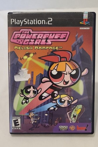 Powerpuff Girls Relish Rampage PS2 Sony PlayStation 2 Video Game Black ...