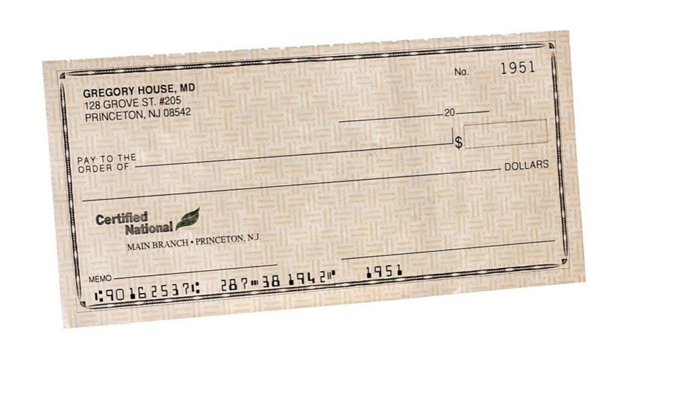 Original screen used M.D House Perso Check With C.O.A!/Chèque Original ...