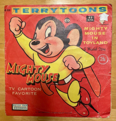 TERRYTOONS "Mighty Mouse in Toyland" 1960 45 RPM Musical Story | eBay