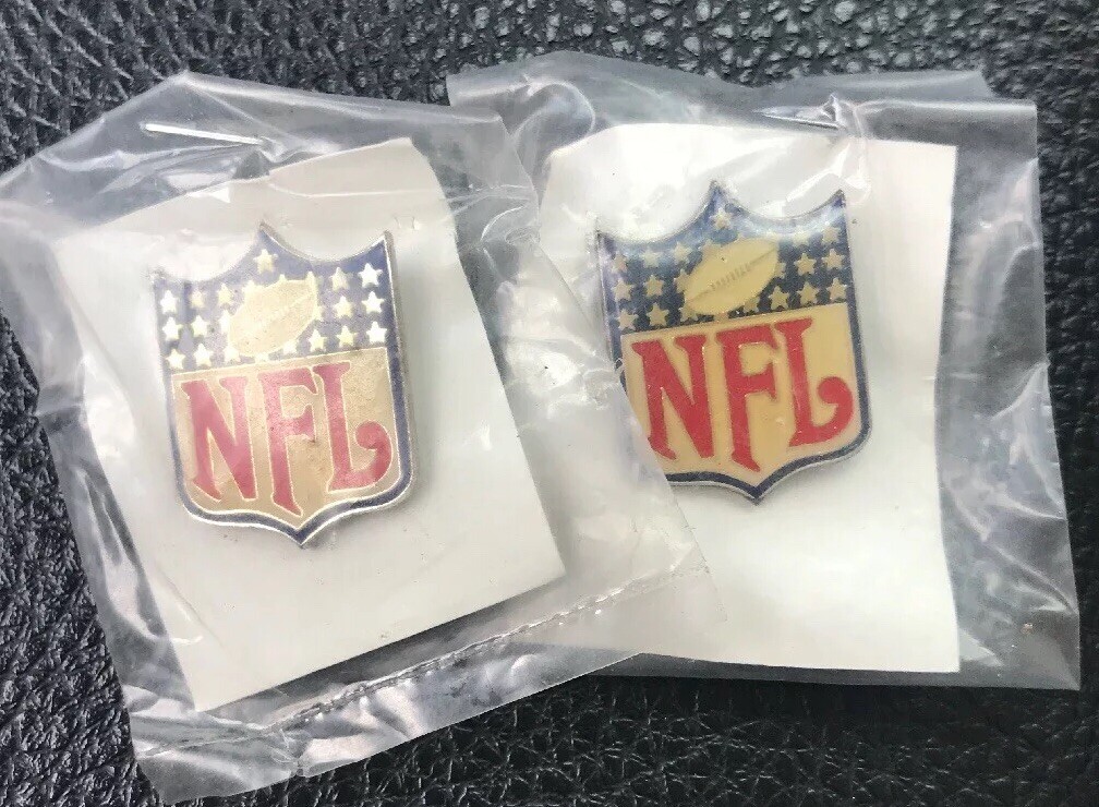 Lot Of 2 Vintage Nfl Football Logo Lapel Pins | eBay