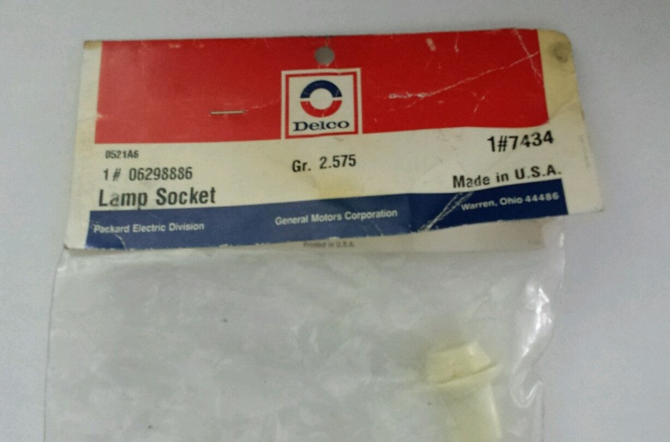Side Marker Lamp Socket Front/Rear ACDelco GM Original Equipment LS101 ...