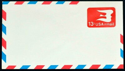 1973 US Sc. #UC47 air mail stamped envelope entire, mint, excellent ...