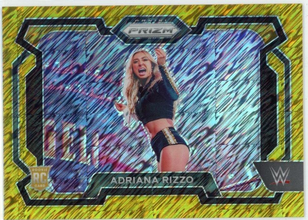 2024 Panini Prizm WWE - Adriana Rizzo #91 Gold Shimmer Prizm /5 (RC ...