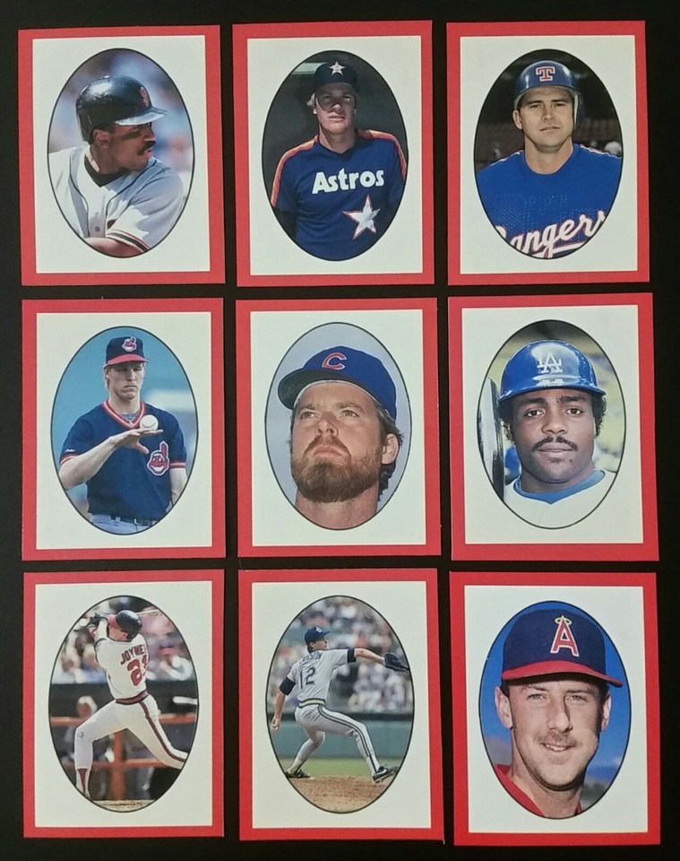 1988 Red Foley's Baseball Book Stickers & Cover Cards *You Pick* 10 ...