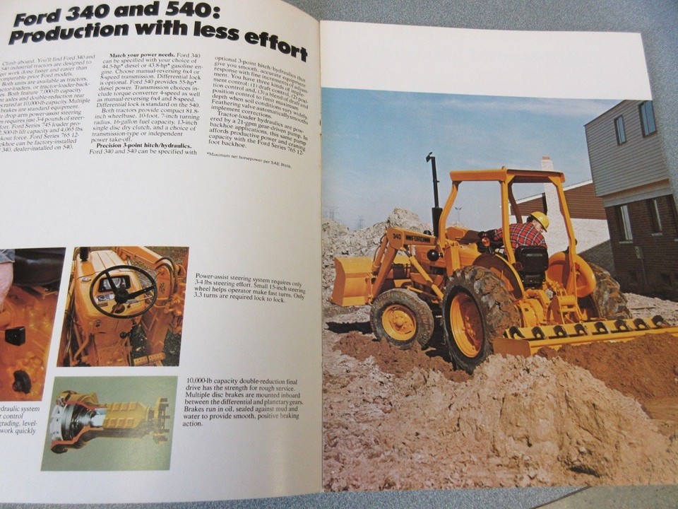 Ford 340-540 Tractors Brochure | eBay