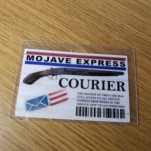 Fallout ID Badge - Mojave Express Courier Style B costume cosplay | eBay
