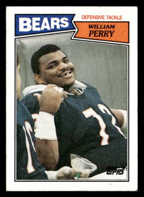 William Perry 1987 Topps Card #55 Chicago Bears | eBay