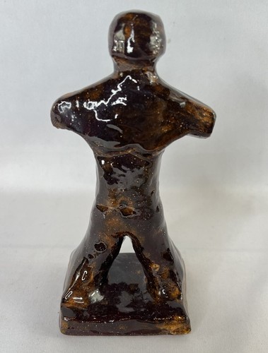Vtg Original Artwork Clay Sculpture Signed Handmade Human Figural ...