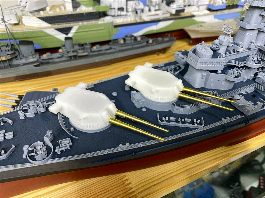 1/350 1/700 USS Montana/Ohio 457mm MKA Turrets+Metal Gun Barrels Detail ...