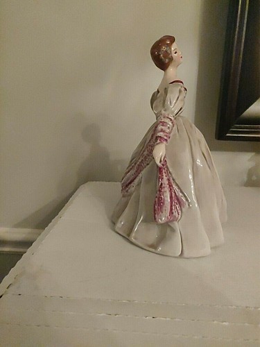 Florence Ceramics ADELINE Pasadena California Grey Violet Large 9" LADY ...