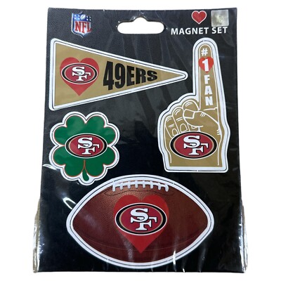 NFL San Francisco 49ers 4 Piece Team Magnet Set | eBay