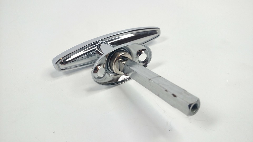 Pair Chrome Outside Door Handles for 1928-31 Model A & 1932-33 Open Car ...