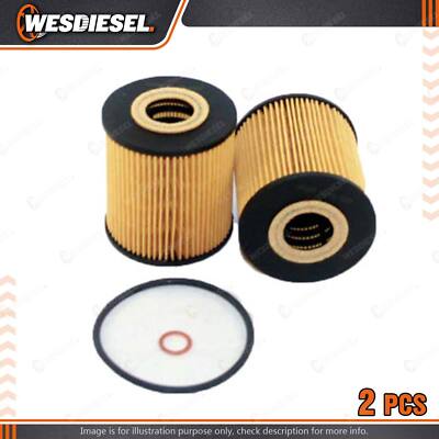 2 x Wesfil Oil Filters fits Landrover Range L322 3.0L TD6 6Cyl 16V SOHC ...