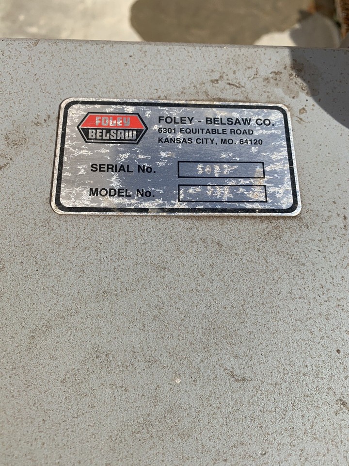 Vintage Foley Belsaw 330 Automatic Circular Saw Power Setter W/rolling ...