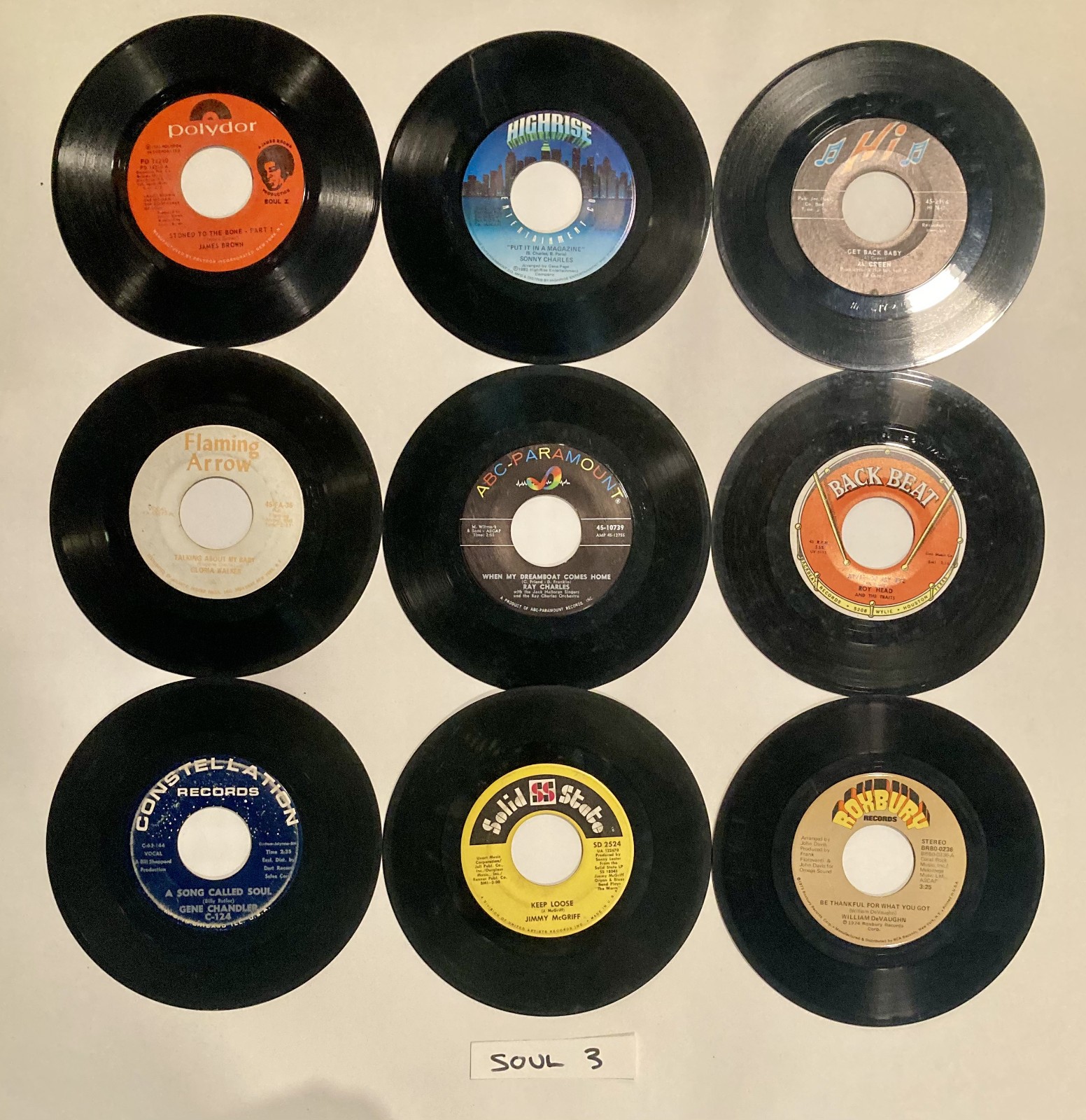 DIGGERS DELIGHT BULK JOB LOT OF 350+ SOUL FUNK DISCO 45 RPM VINYL 7 ...