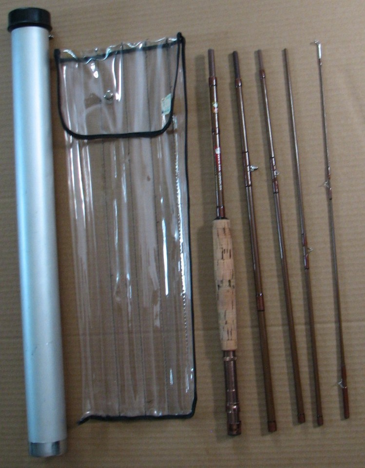 Collectors Vintage Garcia Conolon N547A 4 Star 5-Piece Fly Rod Aluminum ...