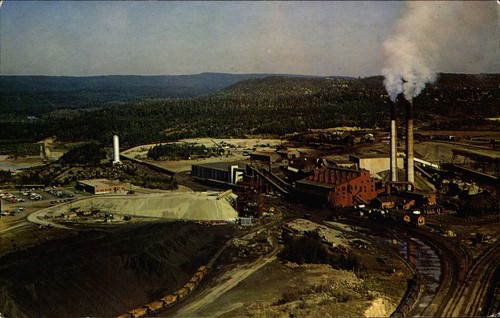 Sintering Plant ~ Wawa Ontario Canada ~ aerial view 1965 to George ...