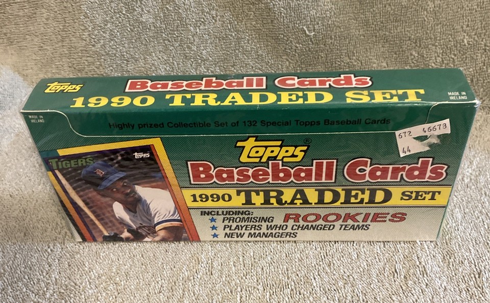 1990 Topps Baseball Traded Set Factory Sealed 132 Cards | eBay