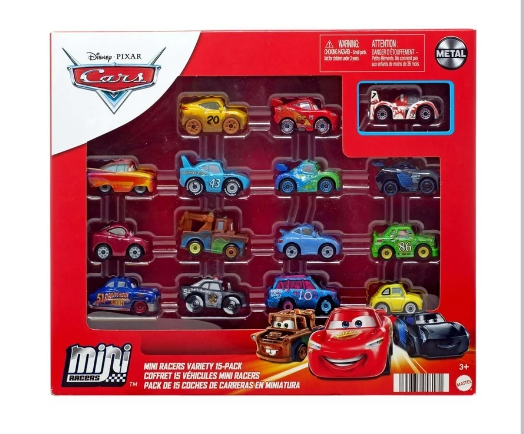 New Disney Pixar Cars Metal Mini Racers Variety 15 PACK (Shu Todoroki ...