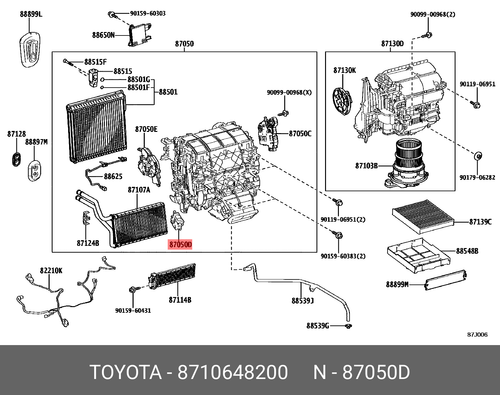 Genuine OE Servo Sub-Assembly 8710648200 for Toyota 87106-48200 | eBay.de