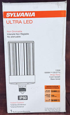 Sylvania 75050 135W LED = 250 Watt HID Lamp Bulb 5000k 15,000 lm E39 ...