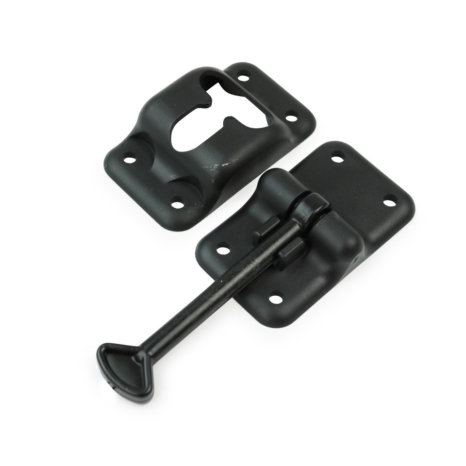1 Black 4" T-Style Door Catch Latch Holder RV Camper Trailer Cargo ...