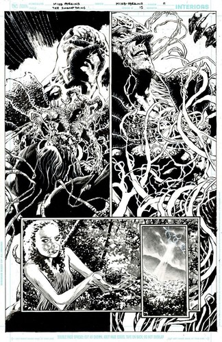 The Swamp Thing #15 p. 11 by Mike Perkins Original Comic Art 11x17 | eBay
