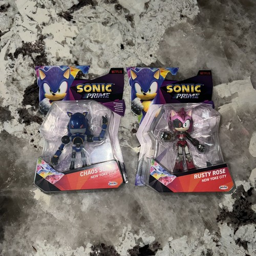 Jakks Sonic Chaos & Rusty Rose Toy Collectible Figure Duo *READ ...