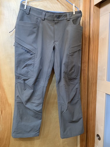 Kuiu Attack Hunting Pants Men 36x29 Brown Cargo Zip Pockets Stretch ...