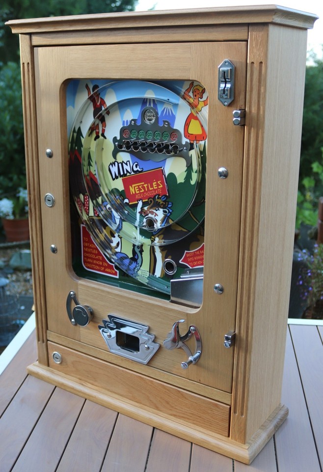 NESTLÉS CHOCOLATE ALLWIN VINTAGE RETRO PENNY ARCADE AMUSEMENT MACHINE | eBay UK