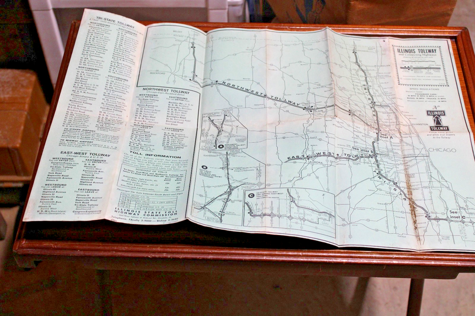 Illinois Tollway Set of 3 Maps 1959 & 1961 | eBay
