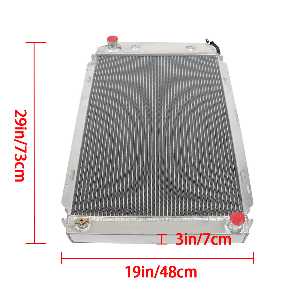 3 Row Full Aluminum Racing Radiator For 1979-1993 Ford Mustang GT/LX V6 ...