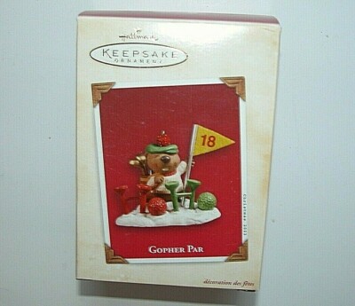 NEW Hallmark Keepsake Ornament Christmas Gopher Par 2003 | eBay