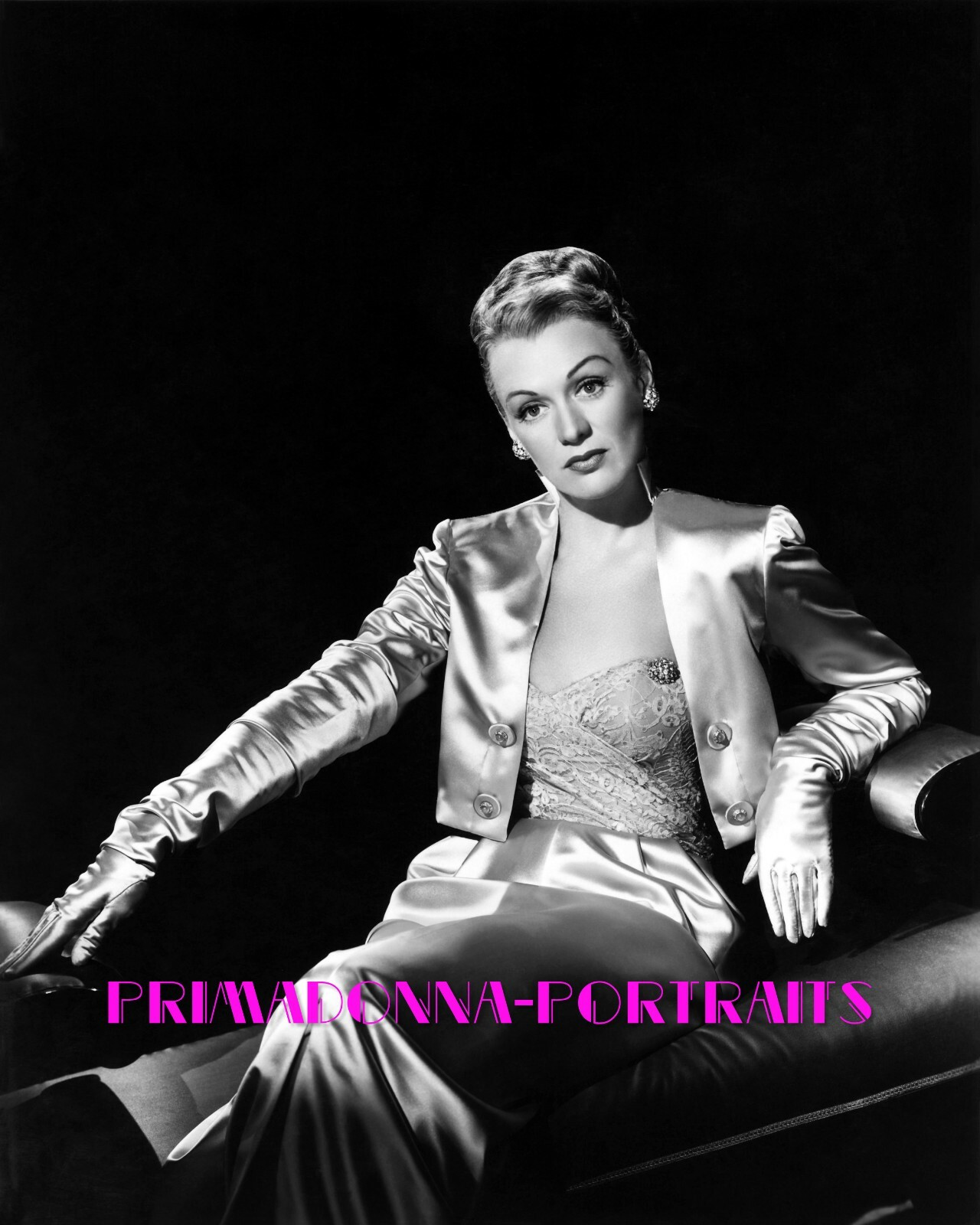 EVE ARDEN 8x10 Lab Photo 1940s Sexy Elegant Actress. Glamour Star Portrait | eBay