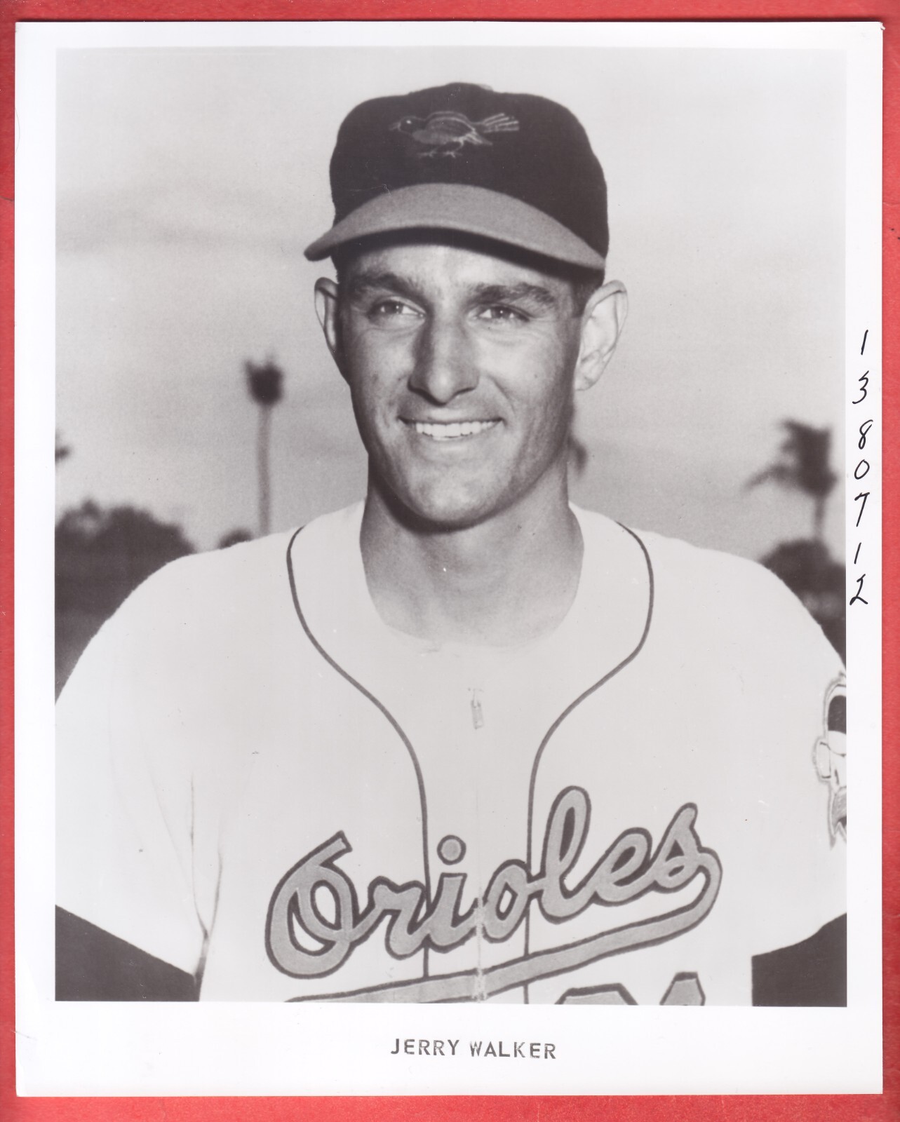 1960 ORIOLES TEAM ISSUE 8 X 10 GLOSSY JERRY WALKER | eBay