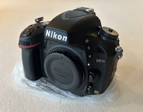 Nikon D610 24.3MP Digital SLR Camera - Black (Body Only), zero shutter ...