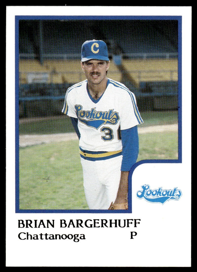 1986 ProCards Chattanooga Lookouts Brian Bargerhuff Chattanooga ...