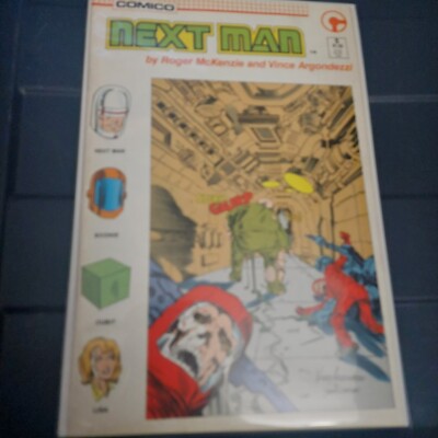 Vintage Comico Comics - Next Man #5 - October 1985 VF+ VINTAGE | eBay