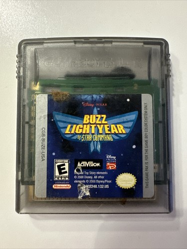 BUZZ LIGHTYEAR OF STAR COMMAND (Nintendo Game Boy Color GBC) Original ...