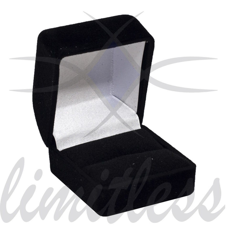 Black Velvet Ring Box Fancy Ring Box Elegant Ring Box Simple Ring Box ...
