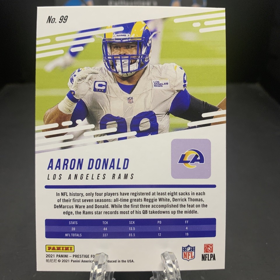 2021 Panini Prestige Aaron Donald #99 Los Angeles Rams | eBay